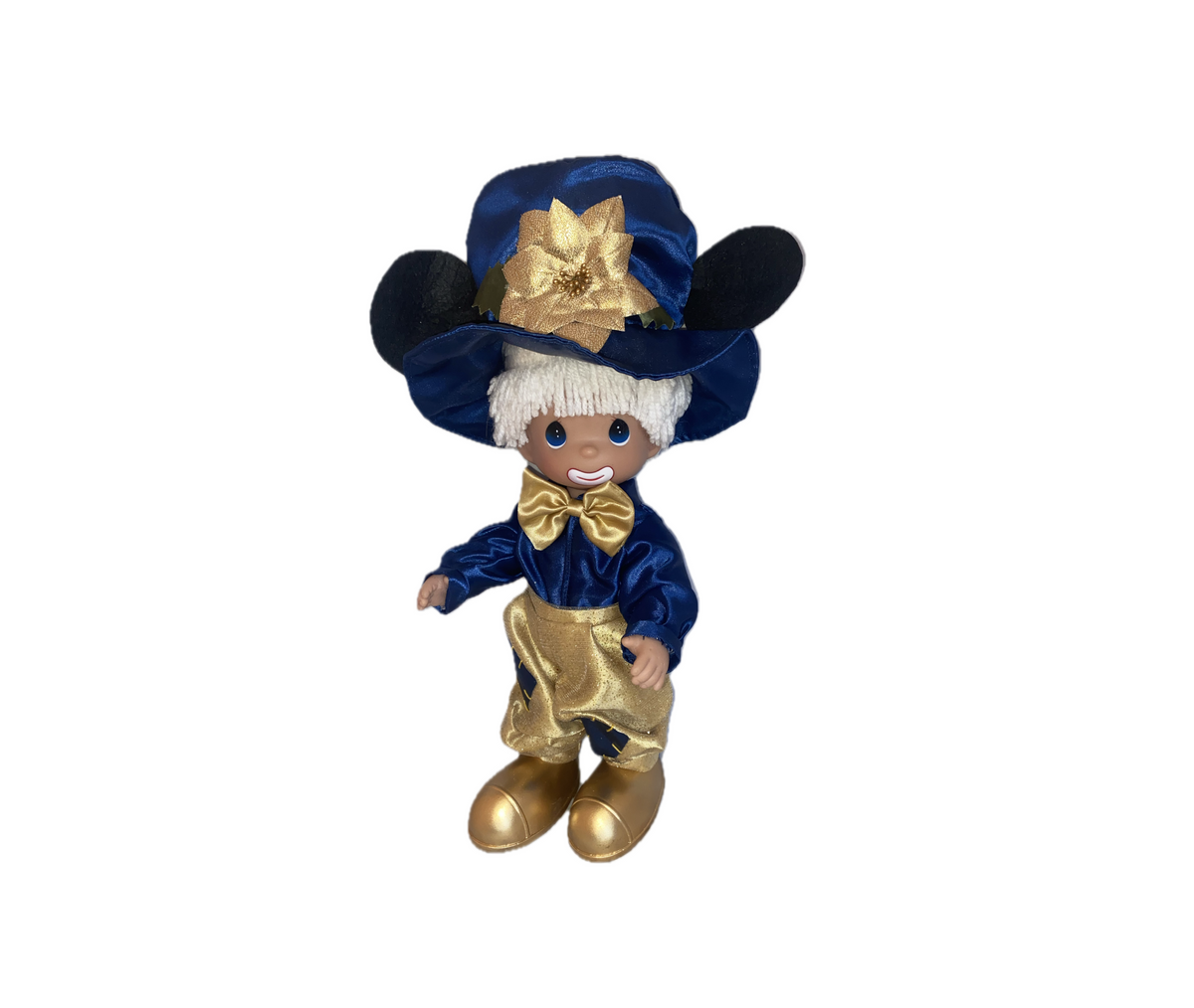 Blue & Gold Hobo - 12” Doll – The Doll Maker