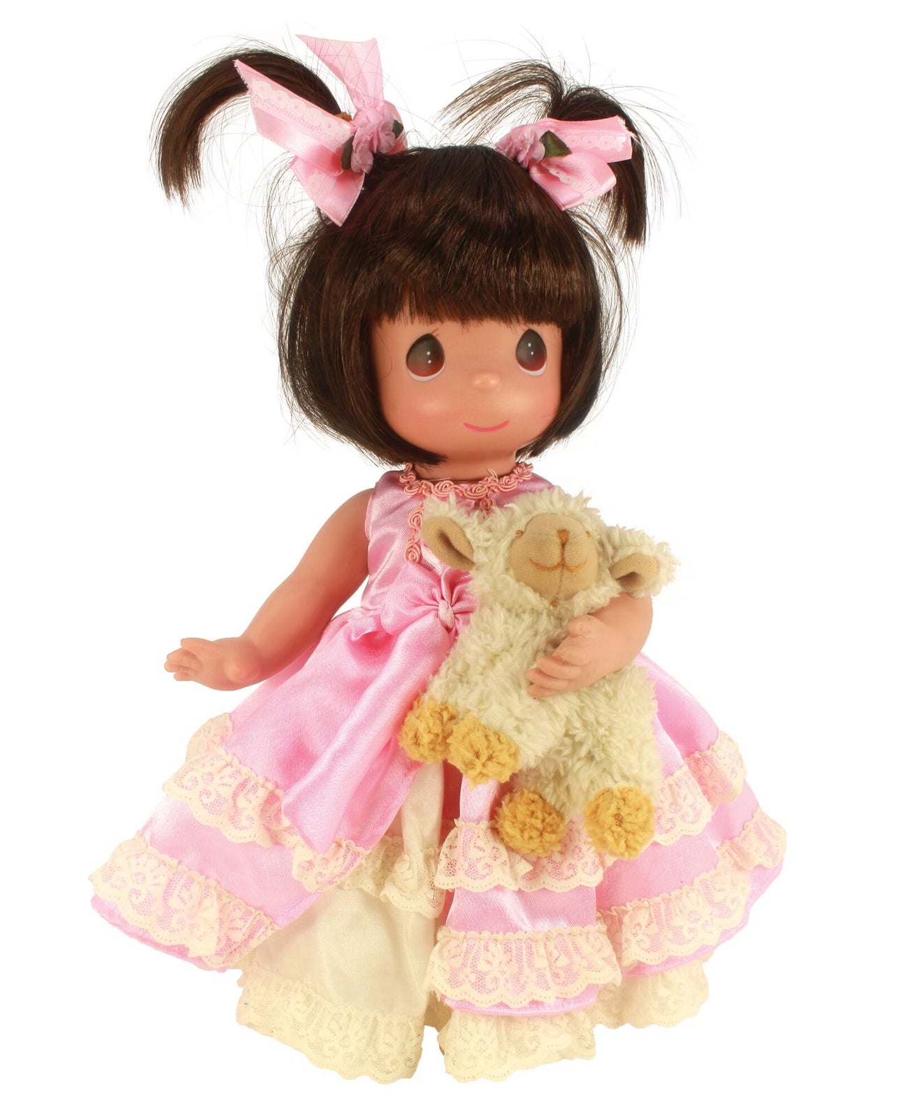 Pretty in Pigtails Brunette - 12" Doll – The Doll Maker